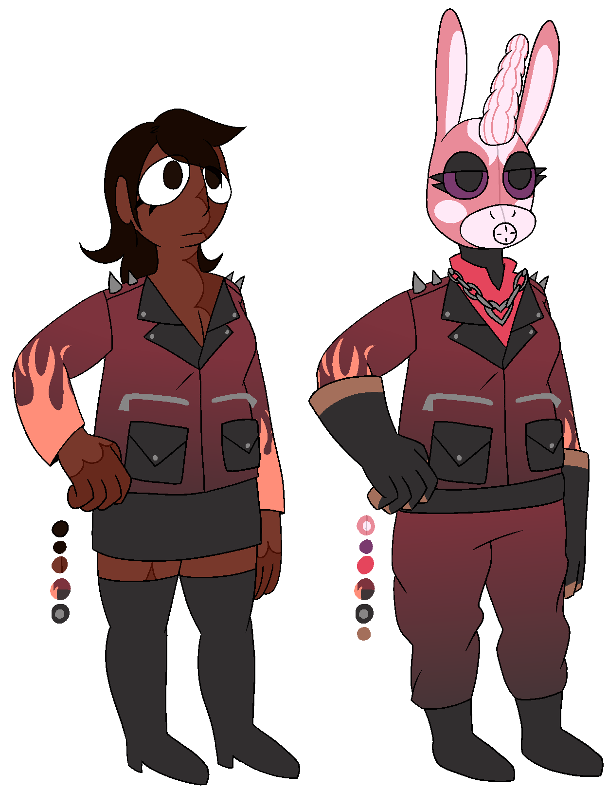 drew a reference image of my pyro - Scrap.TF Raffles