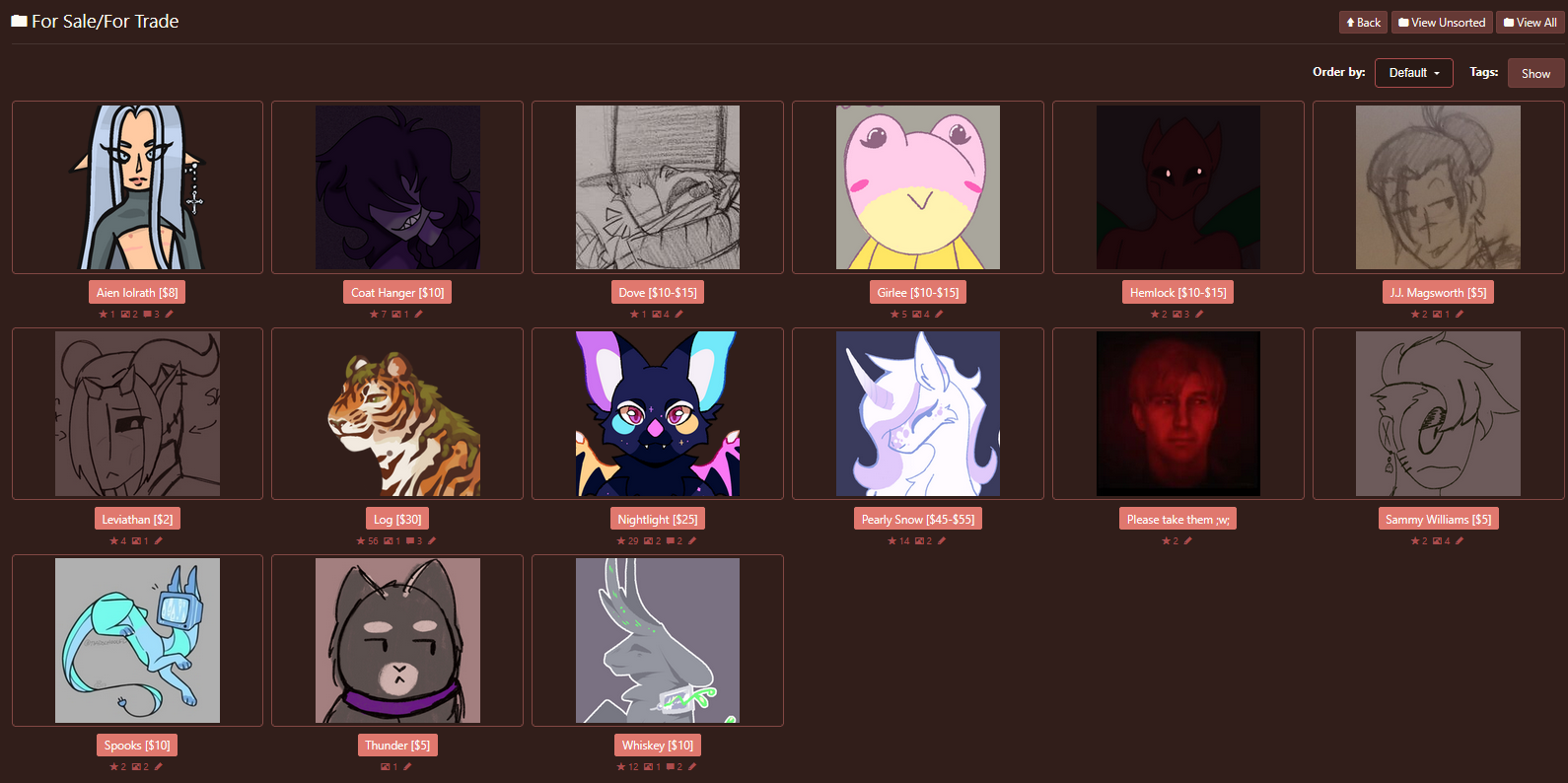 🐇-CHARACTER PURGE-🐇 on Toyhouse