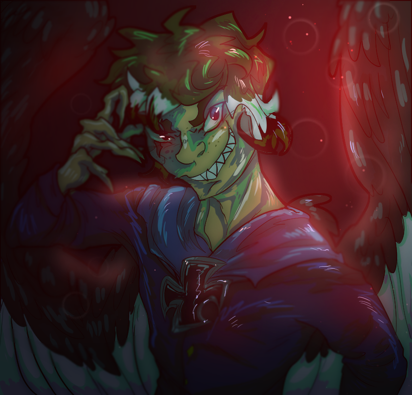 ⋆｡° Draw the OC above with less than 20 artworks on Toyhouse