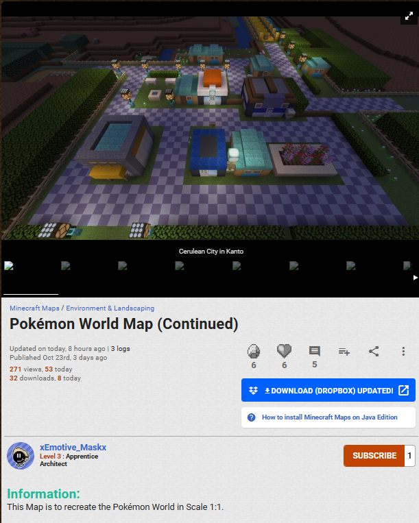 The Long Story of "Blockmon", my Minecraft Project of Recreating ...