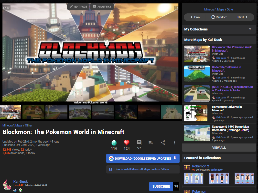 The Long Story of "Blockmon", my Minecraft Project of Recreating ...