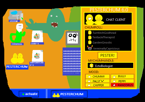 Homestuck Pesterchum