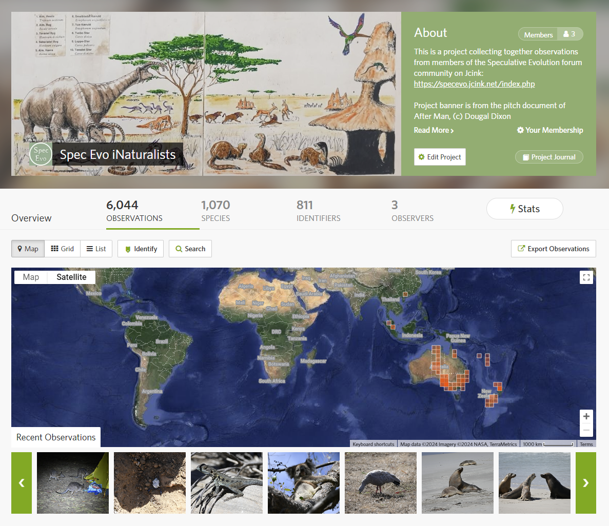 Speculative Evolution -> Spec Evo Naturalists Hub