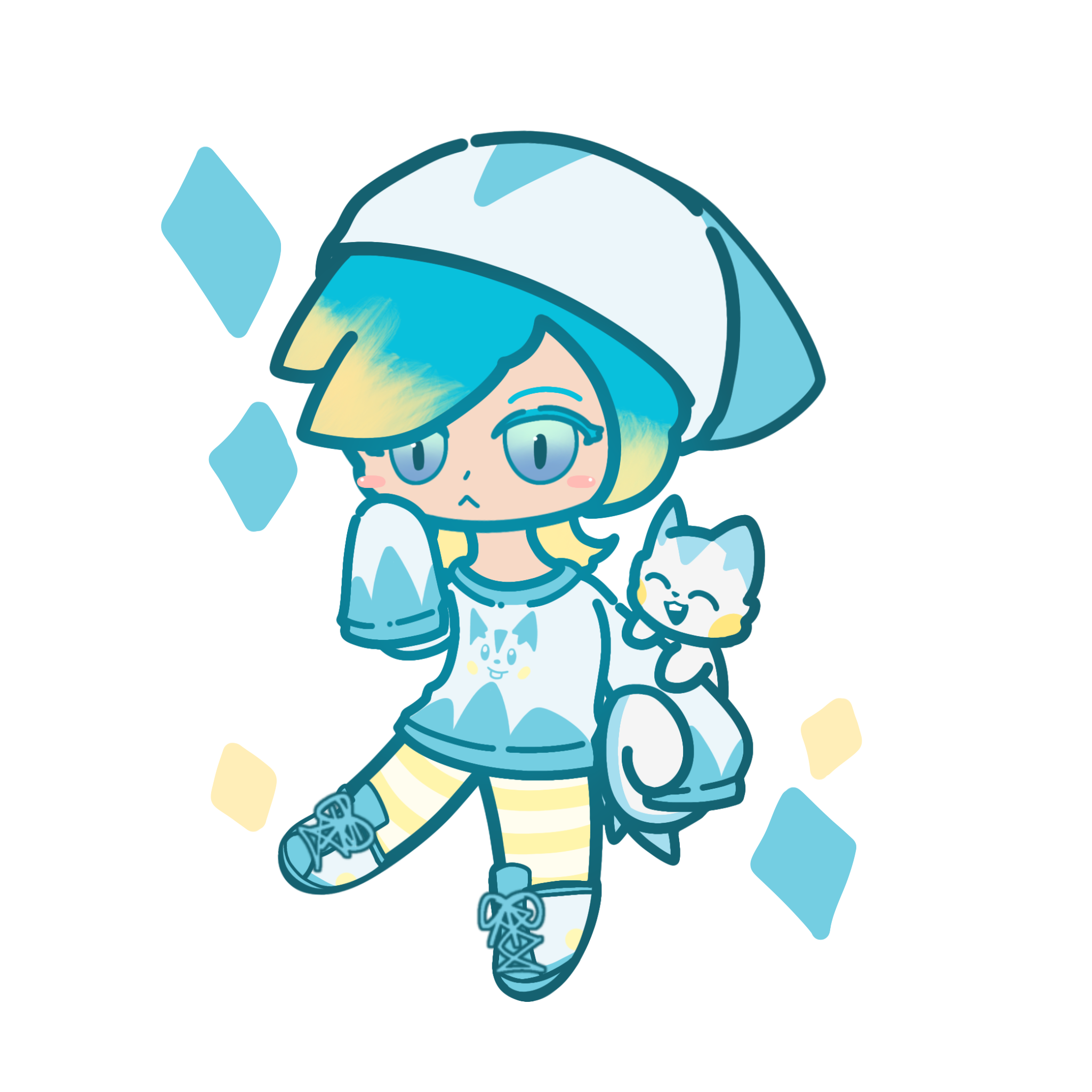 🫐 | Let me draw your blue ocs !! on Toyhouse