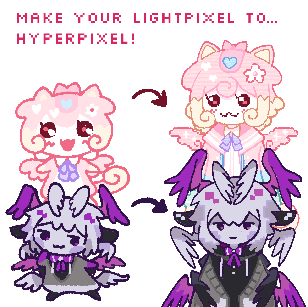 [OPEN] hyperpixel friends on Toyhouse