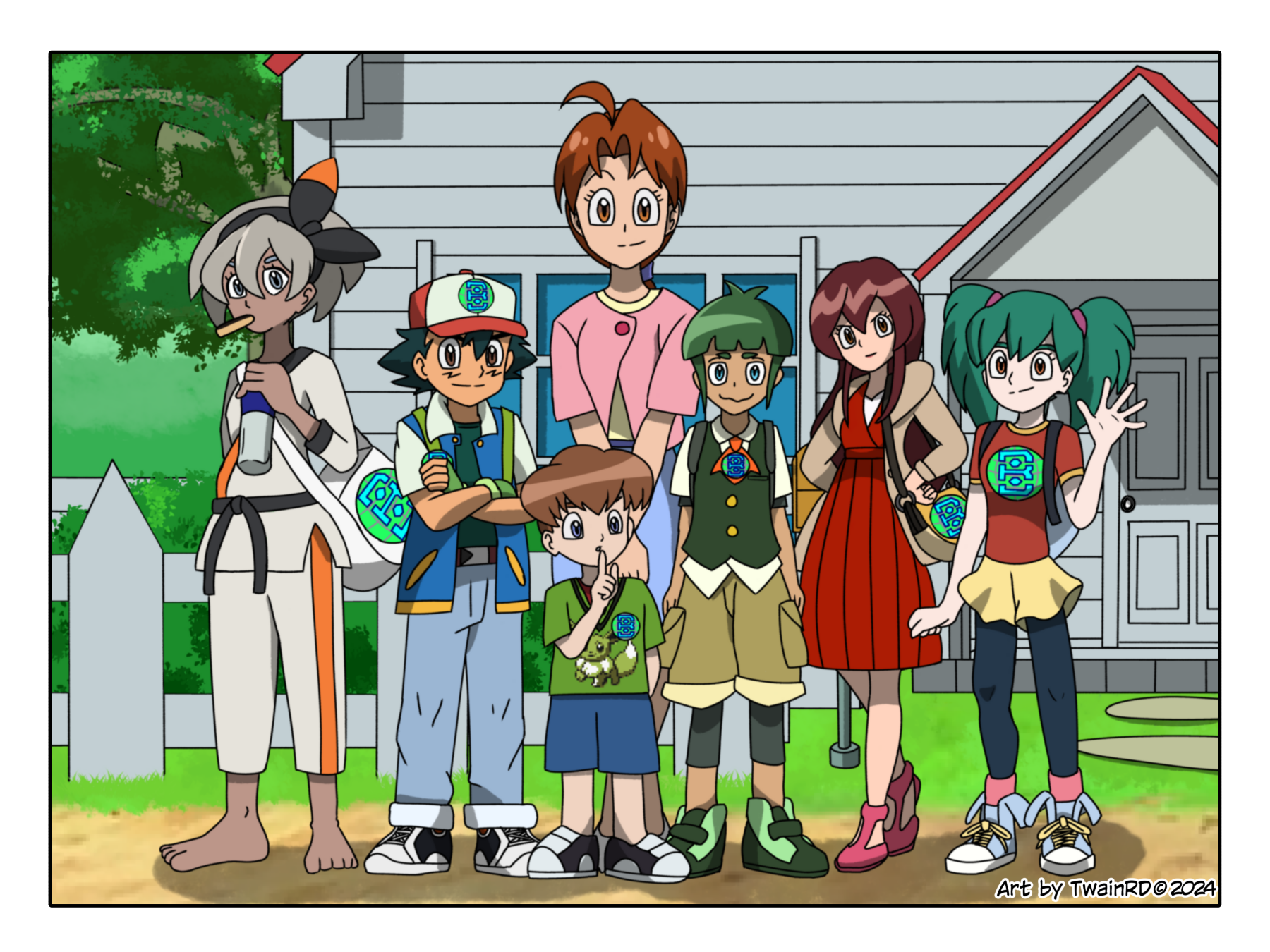 Ketchum Family Picture - FriTik, TwainRD - Pocket Monsters | Pokemon ...