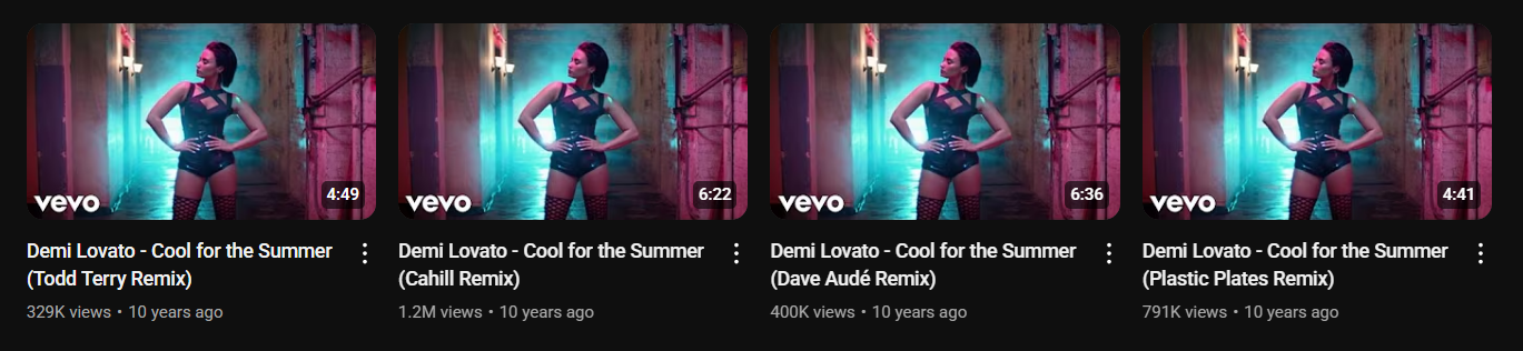 MV thumbnails that would get sent home on America's Next Top Model ...