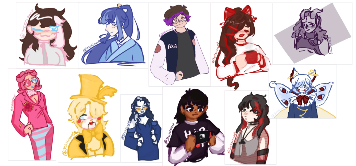 LF: hcs in exchange for doodles (CLOSED!!) on Toyhouse