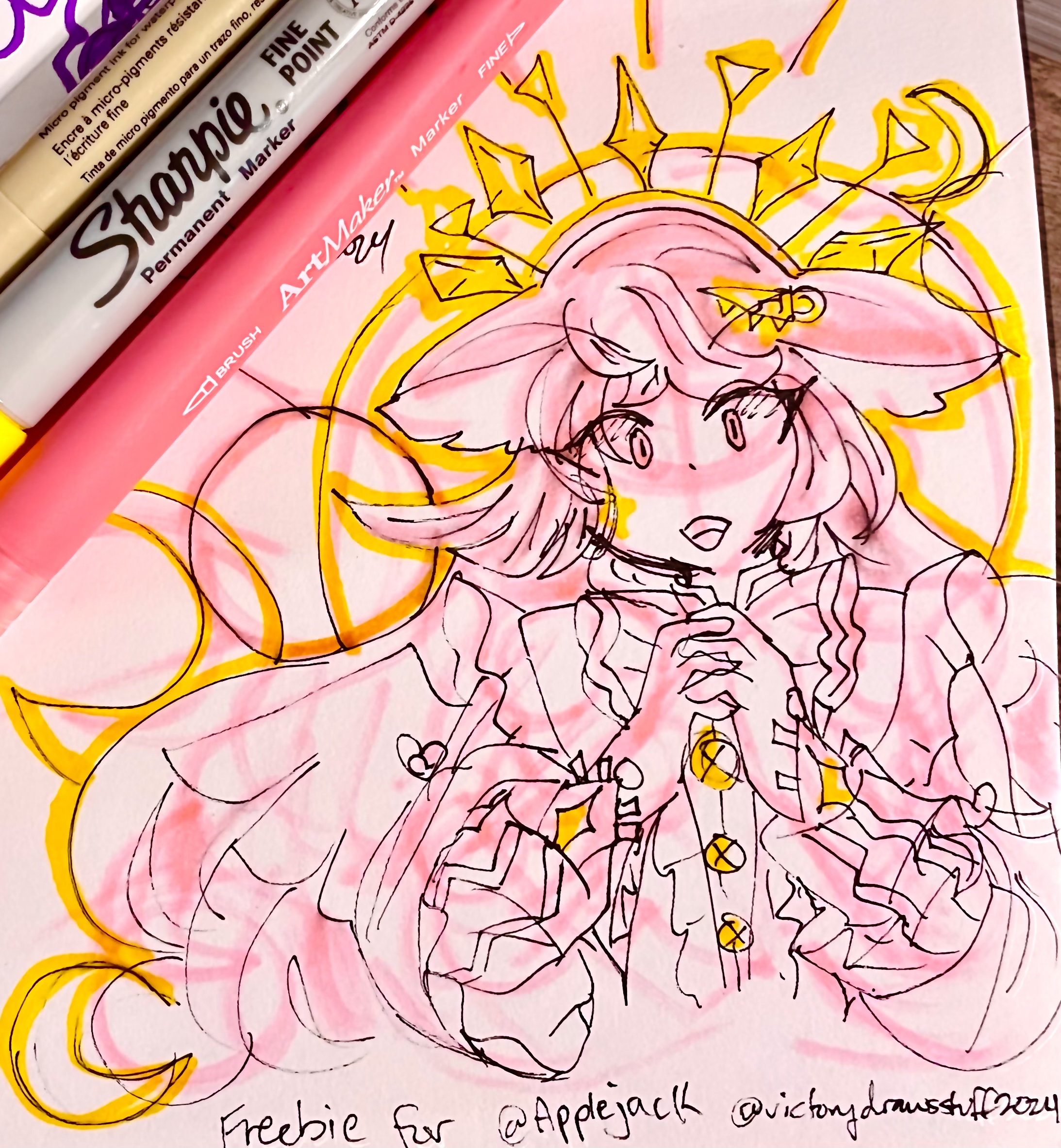 OPEN- Free Marker + Pen Doodles For Comm Examples! on Toyhouse