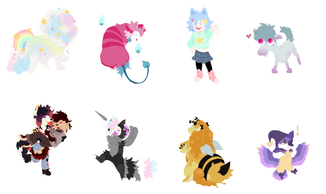2usd simple, cute doodles on Toyhouse