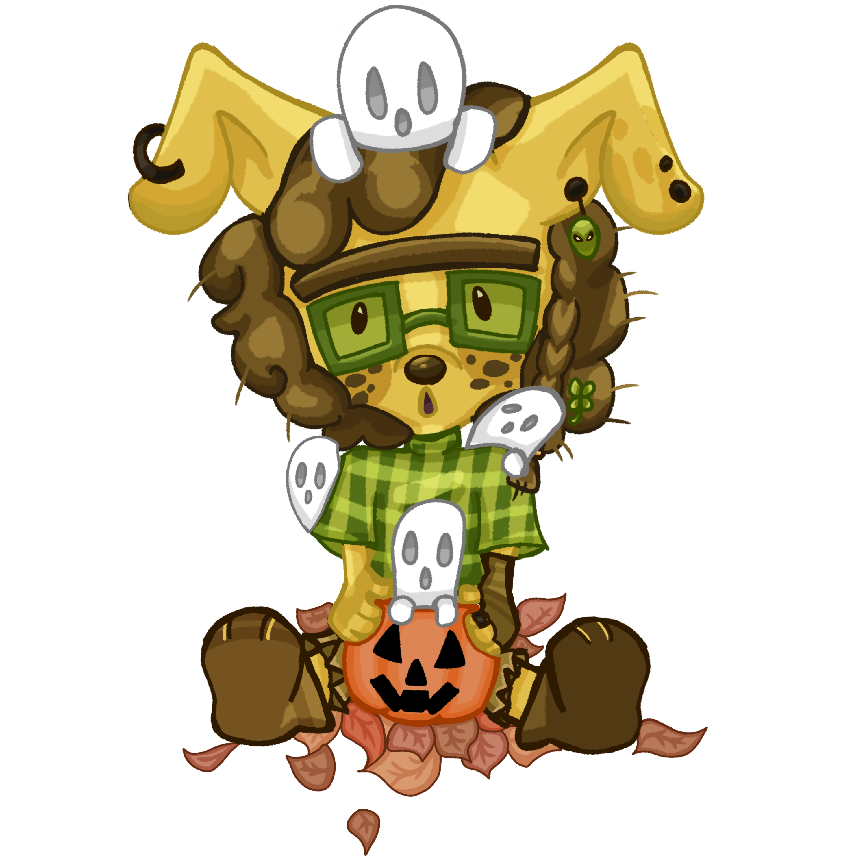 1 DAY LEFT! F2E Halloween Chibi YCH! on Toyhouse