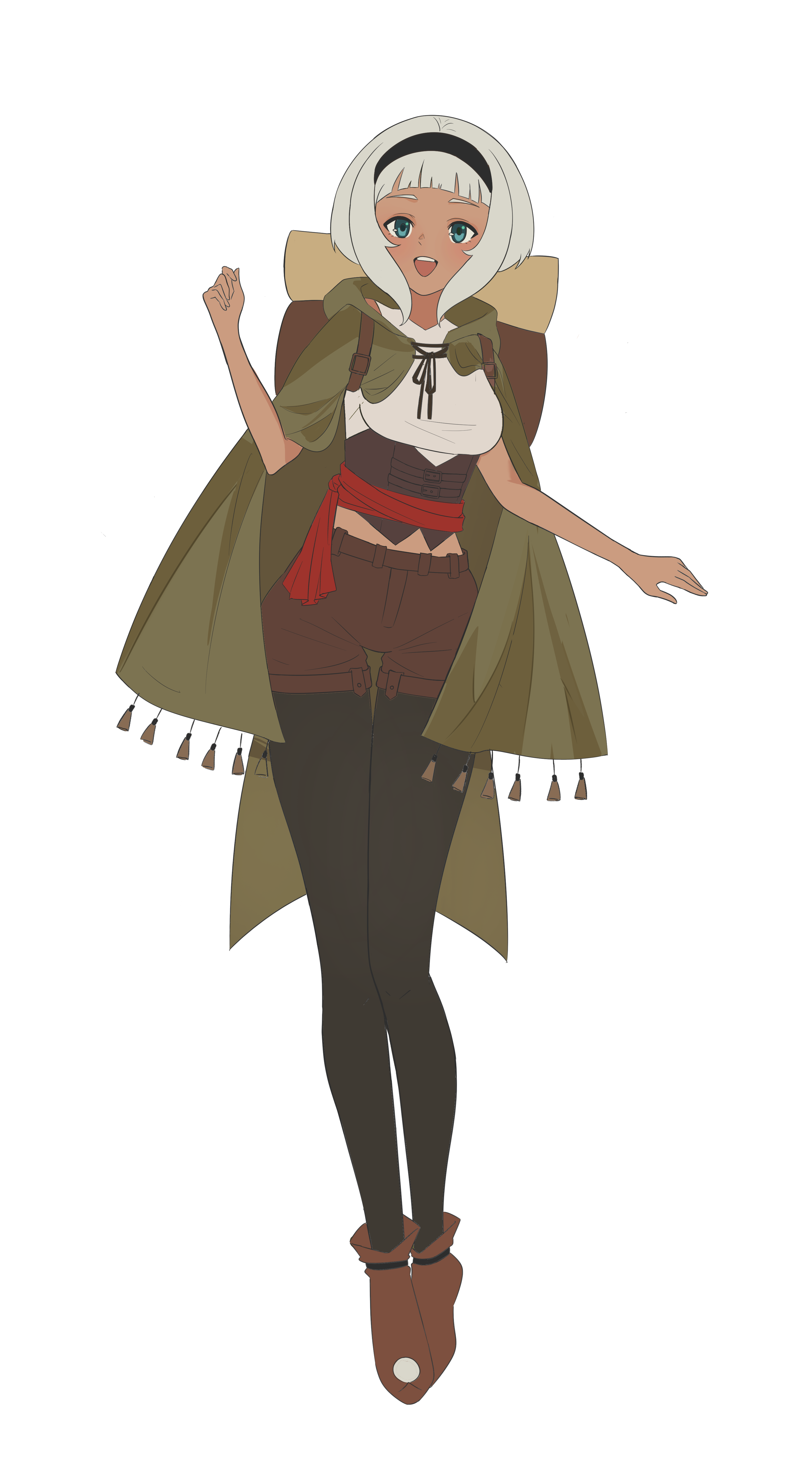 F2E RAFFLE BUST-FULL BODY FLAT COLOR on Toyhouse