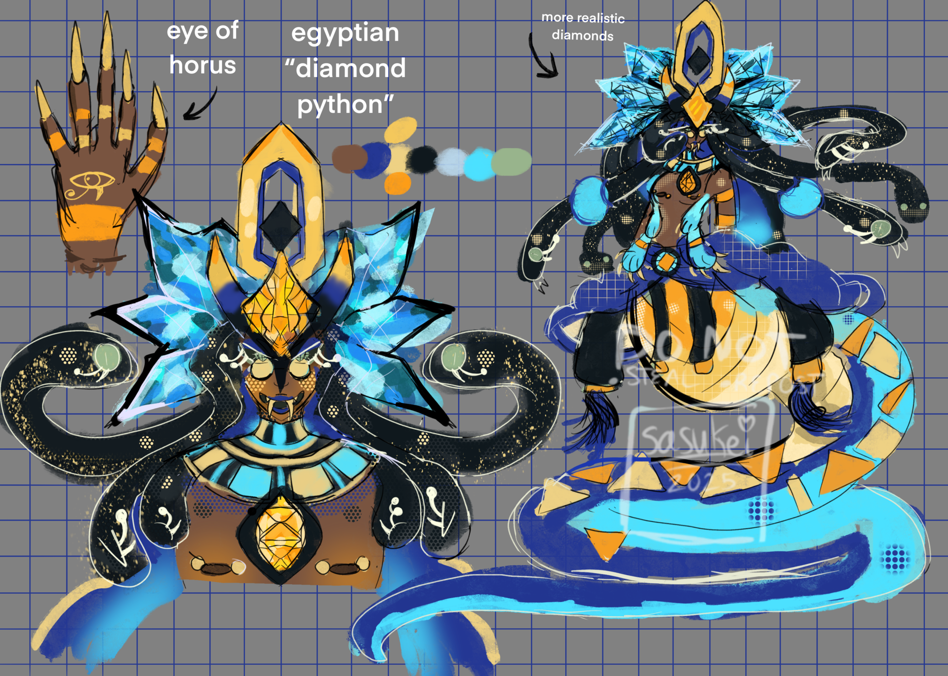 diamond python adopt! on Toyhouse