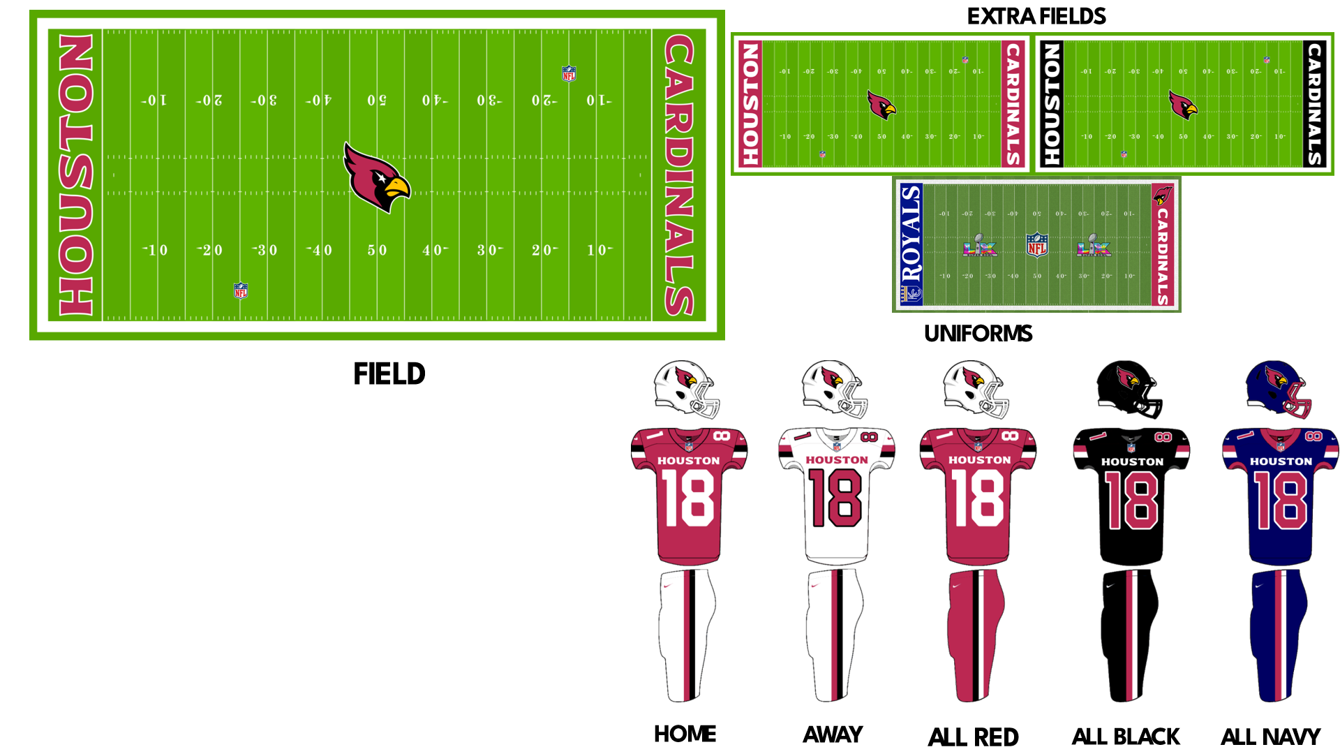 The Football Cardinals of H-Town - Concepts - Chris Creamer's Sports ...