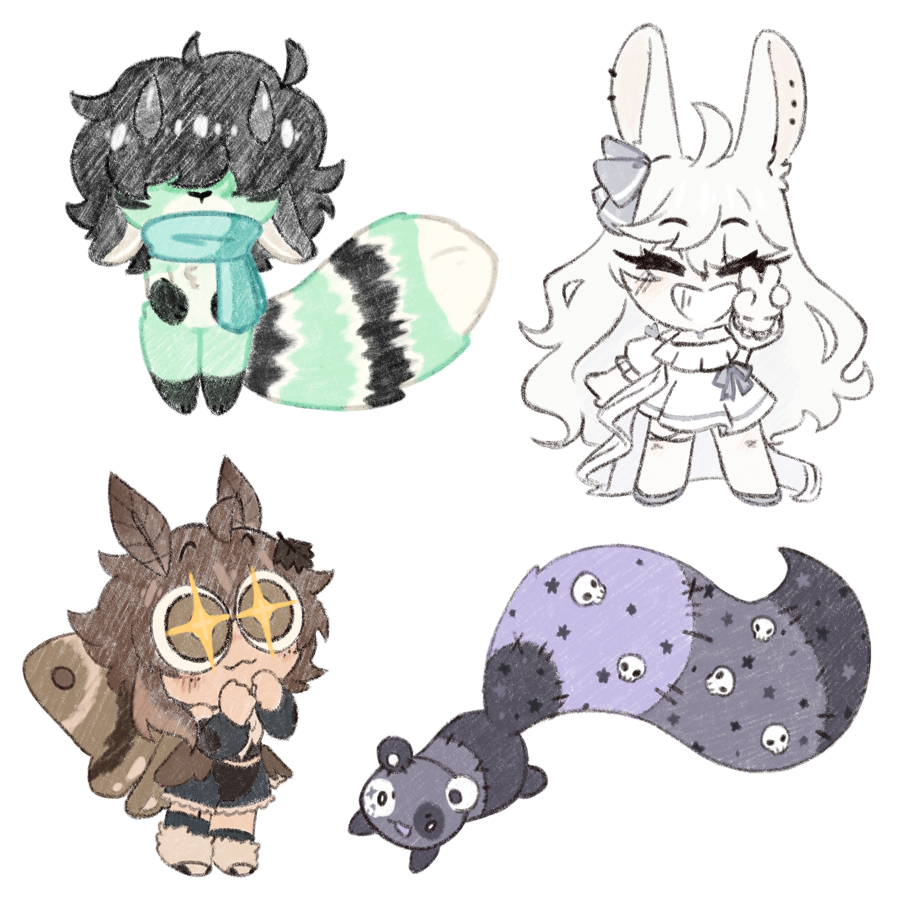 Commission Examples Drop Ur Cute Characters PLSS on Toyhouse