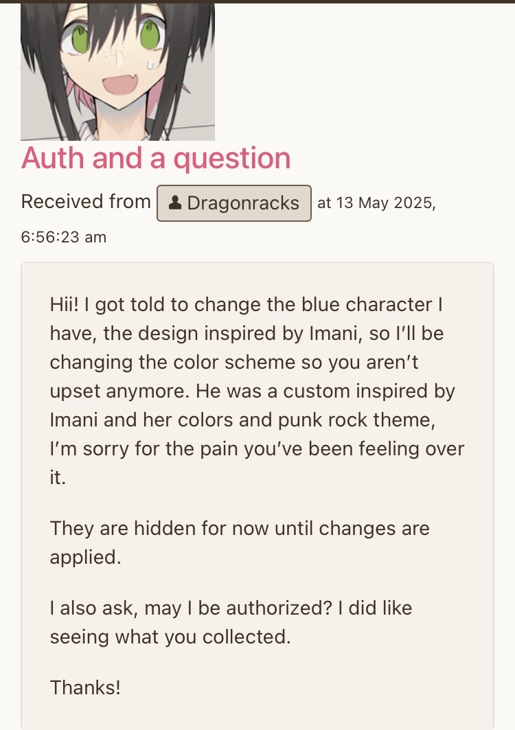 Character Theft Beware: Dragonracks on Toyhouse