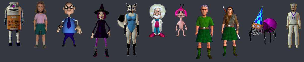 11 Lost Characters Made Public Once Again - Microsoft Agent Forums